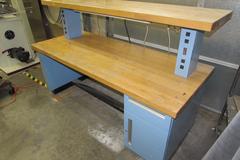 Machines Used | Lista Maple Top Work Bench w Maple Shelf, Power ...