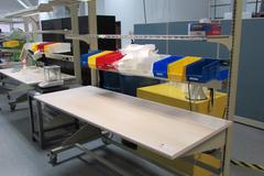 Machines Used | Lista Adjustable Height Portable Workbench with Work ...