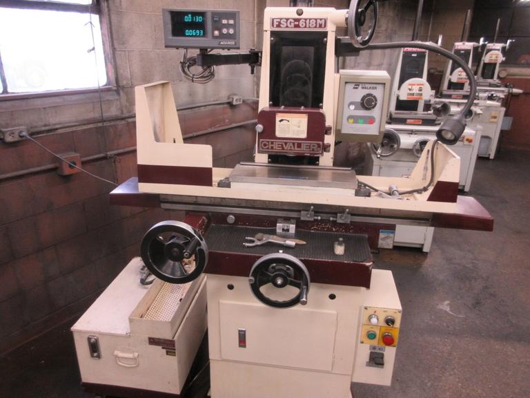 Machines Used | Chevalier FSG-618M 6" x 18" Surface Grinder, Hand Feeds ...