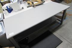 Machines Used | Uline Metal Frame Laminate Top Work Bench