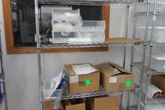 Machines Used | Uline Stainless Wire Rack w 4 Shelves