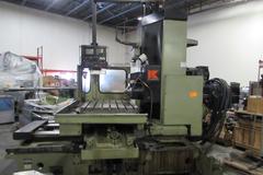 Kuraki KBT-10DXA 3.94" Spindle CNC Boring Mill with Rotary Table and 40 Position ATC | Machines Used