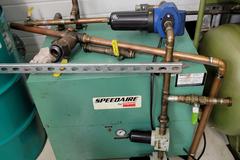 Machines Used | Joy Twistair Rotary Screw Air Compressor with Speedaire ...