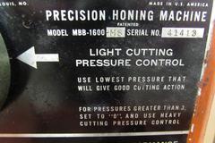 Machines Used | Sunnen MBB-1600-MS Horizontal Hone