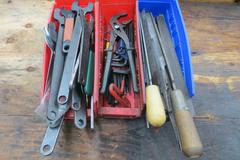 Assorted Hand Tools Including Files, Allen Wrenches and More ...