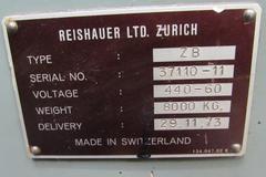 Machines Used | Reishauer ZB Gear Grinder