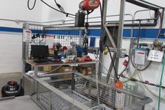 3-Station Aqueous Washdown System with Overhead Crane, Parts Basket and ...