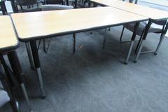 Machines Used | (6) Laminate Wood Adjustable Height Tables