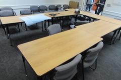 Machines Used | (6) Laminate Wood Adjustable Height Tables