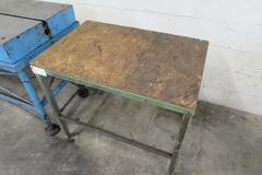 Machines Used | Metal Stand with Wooden Top
