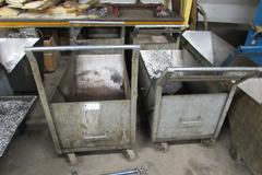 Machines Used | Portable Chip Carts Detachable from Roller Bases with ...