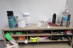 Foreman's Desk with Assorted Contents