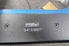 Machines Used | Fowler 3-4" .0001" Blade Micrometer with Ratchet ...