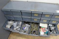 Machines Used | Durham 30 Drawer Metal Cabinet with Fastener and ...