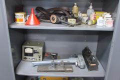 Machines Used | 2-Door Metal Cabinet with Contents of Misc Inspection ...