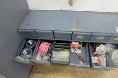 Machines Used | Durham 30 Drawer Metal Cabinet with Fastener and ...