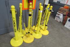 Machines Used | Caution Barrier Stands and Chains
