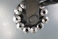 Machines Used | 9 R8 Collets, 1 R8 Morse Taper Adapter With Rack