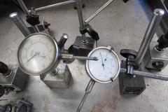 Machines Used | Magnetic Base Indicator Stands with Indicators - Assorted