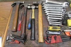 Machines Used | Hand Tools Hammers, Wrenches, Pliers, Nut Drivers, Tape ...