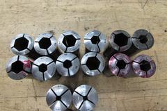 Machines Used | Assorted Hex, Square and Misc 5C Collets