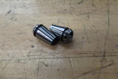 Machines Used | (31) Assorted ER11 Collets with Metal Rack and Collet ...