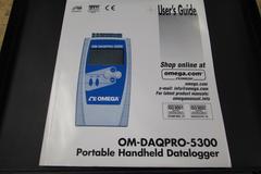 Omega OM-DAQPRO Datalogger with Software, Battery, Leads, Case & Manual ...
