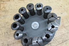 Machines Used | (12) R8 Collets with Collet Wheel