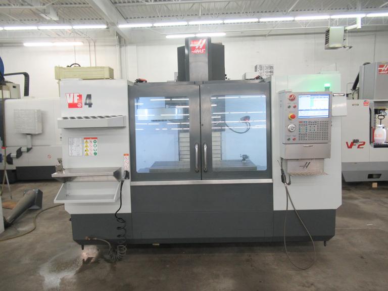 Haas VF-4 CNC Vertical Machining Center 50" x 20" x 25" Travels ...