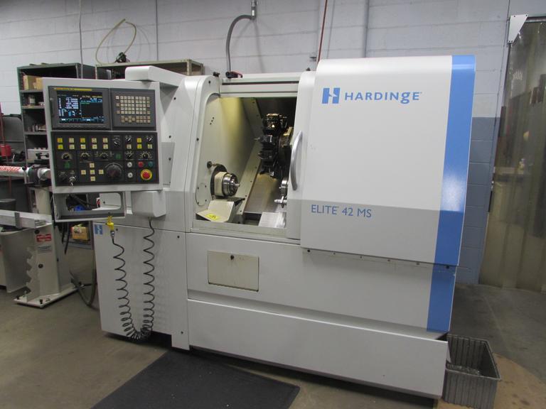 Hardinge-Elite42 MS-CNC-Turning-Center-Live-Milling-Sub-Spindle ...