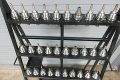 Machines Used | Cat 40 Tool Holders and Tool Cart