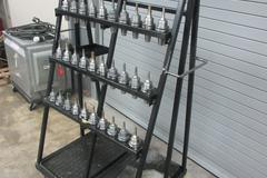 Machines Used | Cat 40 Taper Tool Holders and Tool Cart