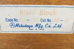 Machines Used | Mitutoyo Riser Block, Code No. 515-107, Catalog No. HMR-12