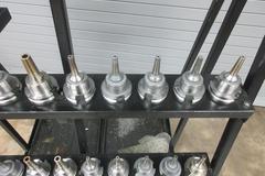 Machines Used | Cat 40 Taper Tool Holders and Tool Cart