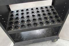 Machines Used | Tool Holder Cart with (90) 40-Taper Tool Positions