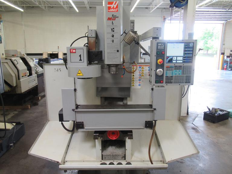 Haas TM-1 CNC Toolroom Mill with 10 station Tool Changer, Haas Probing ...