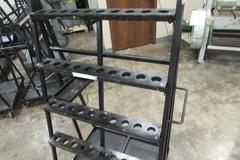 Machines Used | 40-Taper Tool Holder Rack, (40) Tool Capacity, On Wheels