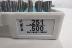 Machines Used | Meyer M2 Class Z-Minus Pin / Pluge Gage Set, .251 ...