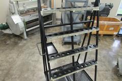 Machines Used | 40-Taper Tool Holder Rack, (40) Tool Capacity, On Wheels