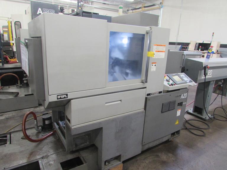 Citizen A20 VI CNC Single Spindle Swiss Screw Machine | Machines Used