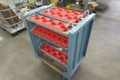 Machines Used | Cat 40 Tool Holder Cart with (48) Positions