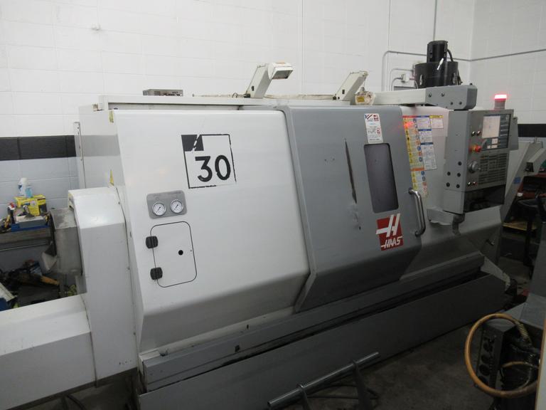 Haas SL-30 CNC Turning Center with Gearbox Spindle, 15" Kitagawa Chuck ...
