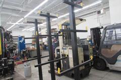 Machines Used | Double Sided Rolling Rack with Arms From 8" to 16" Long