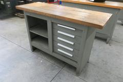 Machines Used | Kennedy Wooden Top Work Bench with (5) Drawers.