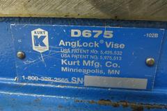 Machines Used | Kurt D675 6" Machine Vise with Steel Jaws