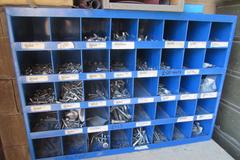 Machines Used | Fastener Organizer Bins with Contents and Stands