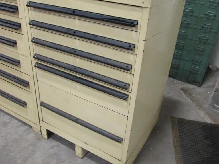 Machines Used Steel Tool Cabinet HD 6 Drawer And Contents Bore Gages