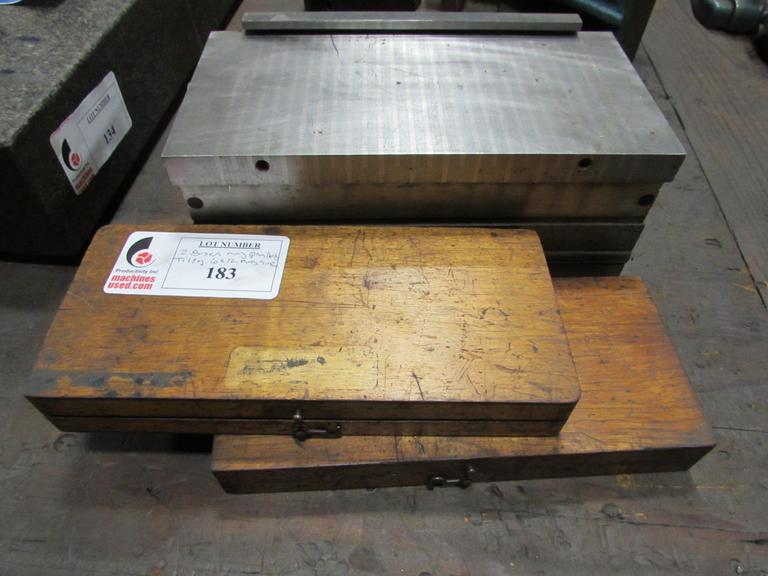 Machines Used | 6" x 12" Tilting Magnetic Sine Plat and 2 Pairs of ...