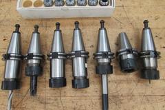 Machines Used | Parlec ER32 Collet Cat 40 Tool Holders with ER32 Collets