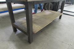 Machines Used | Metal Frame Work Bench with Wood Top